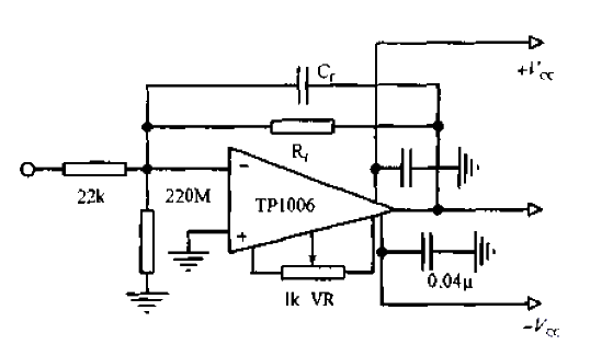 Charge amplifier circuit for piezoelectric accelerometer- Circuits ...