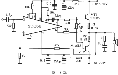 采用STK3048和STK6153的实用电路–电路图–电子工程世界