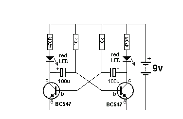 Complementary symmetric astable multivibrator circuit diagram- Circuits ...