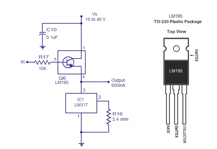 Analysis of the working principle of LM317 voltage regulator circuit ...