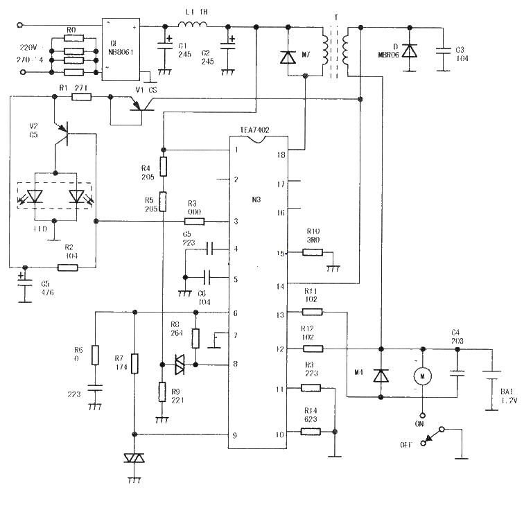 Philips shaver circuit diagram- Circuits - EEWORLD