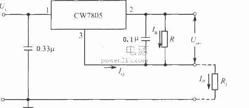 Constant current source circuit diagram composed of CW7805- Circuits ...