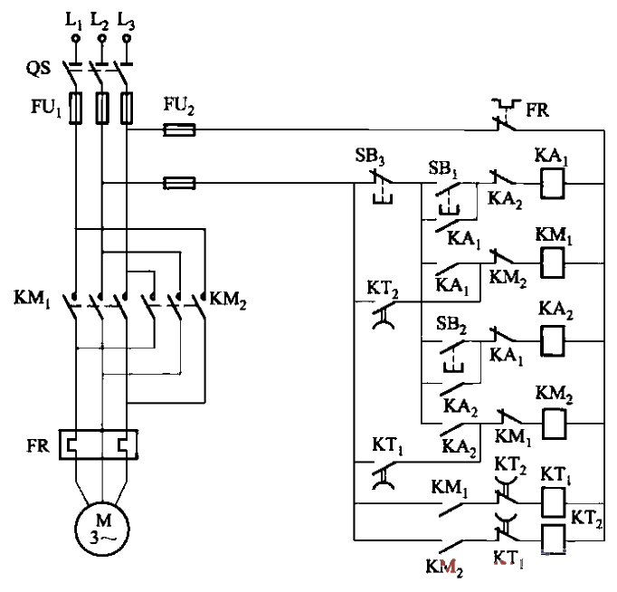 Forward and reverse operation, reverse braking circuit 4- Circuits ...