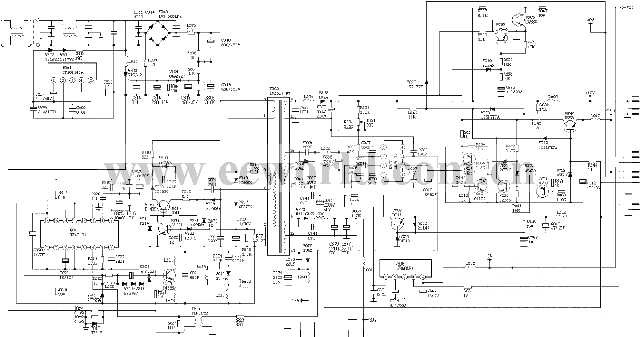 金星C7428电源–电路图–电子工程世界