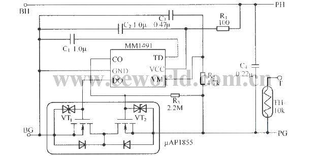 COB组件的电路实例–电路图–电子工程世界
