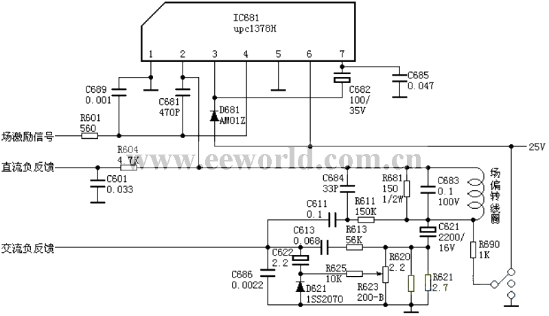 Field output circuit:uPC1378H- Circuits - EEWORLD