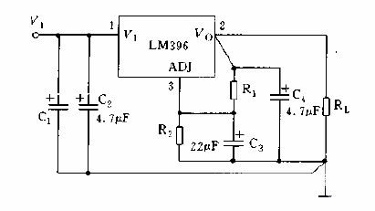 LM396的典型应用电路图–电路图–电子工程世界