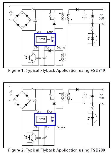 FSD210/FSD200典应用电路–电路图–电子工程世界